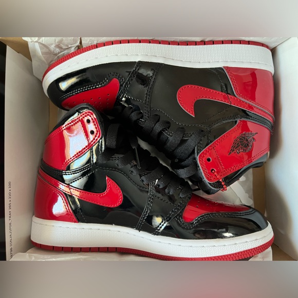 Jordan | Shoes | Air Jordan S Patent Leather Breads | Poshmark